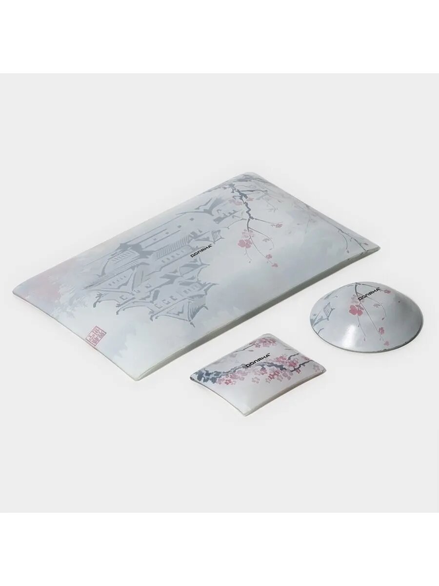 Элегантный стеклянный комплект для суши и соусов