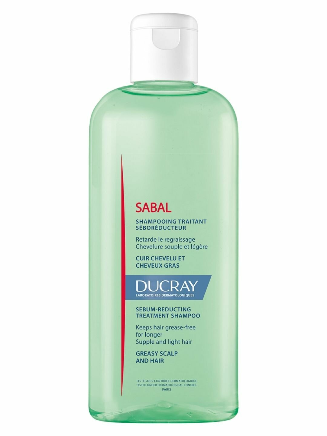 ДЮКРЭ САБАЛ Шампунь себорегулирующий для жирных волос, 200 мл | DUCRAY Sabal Sebum-reducting treatment shampoo