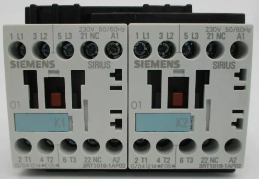 Реверсивный контактор (Магнитный пускатель) Siemens арт. 3RA1316-8XB30-1AP0