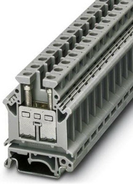 PHOENIX CONTACT Проходные клеммы UK 16, серые (арт. 3006014)