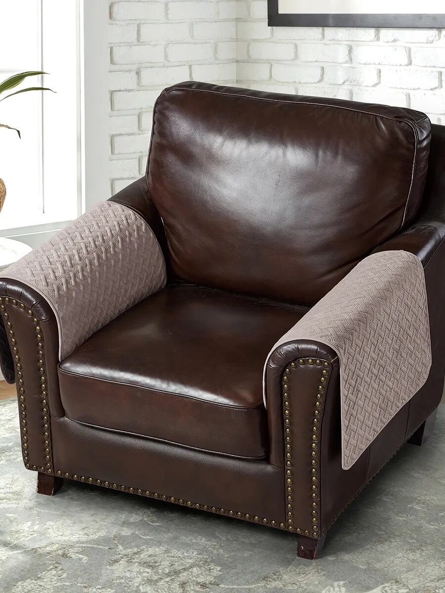 Накидка на подлокотник дивана 50х70 1 шт, дивандек Sofa