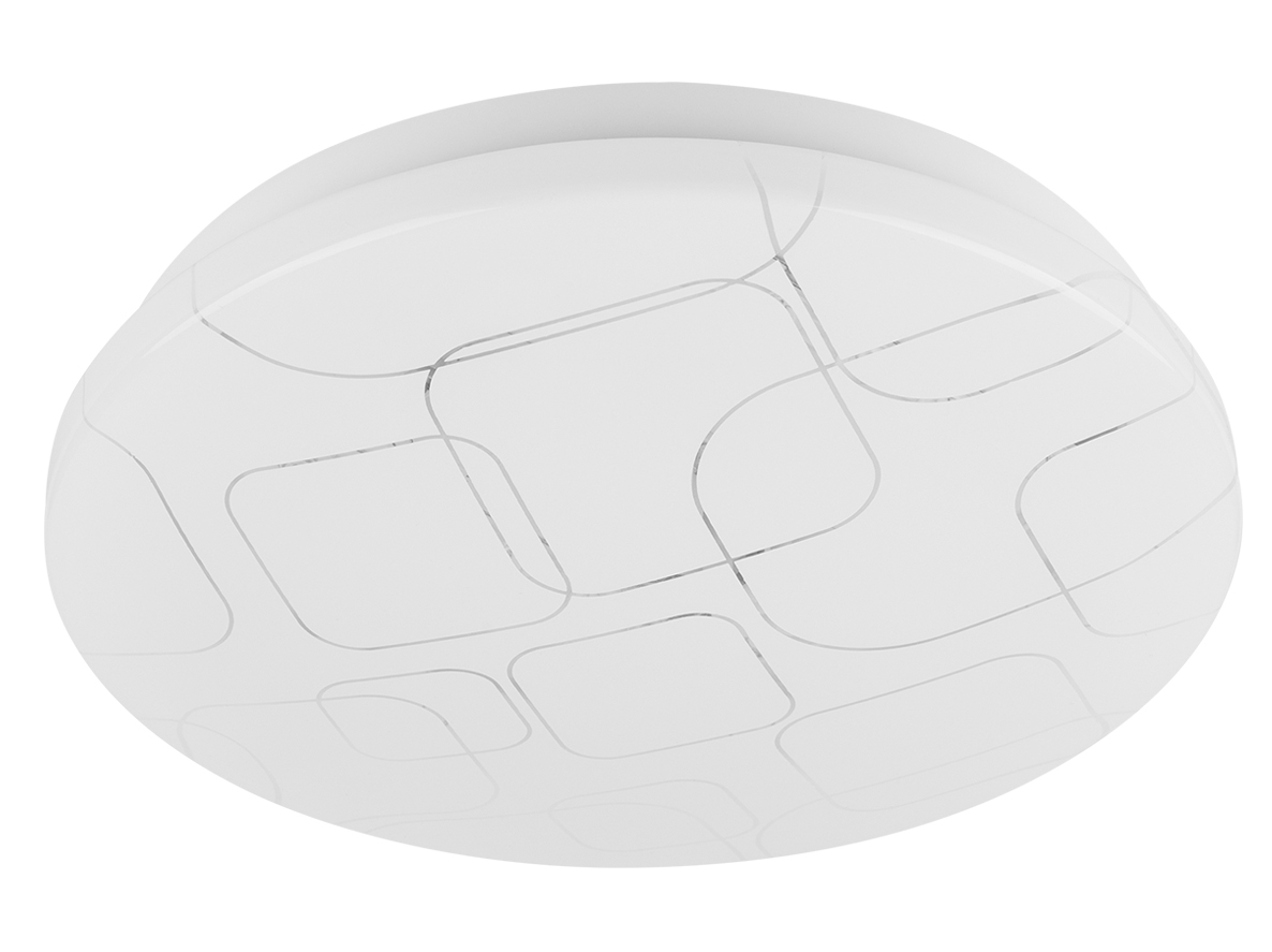 Светильник потолочный TDM Electric / ТДМ Электрик ДПБ 03 Геометрия светодиодный в стальном корпусе с пластиковым плафоном, мощностью 12Вт, 6000К IP20, размером 210х50мм / освещение