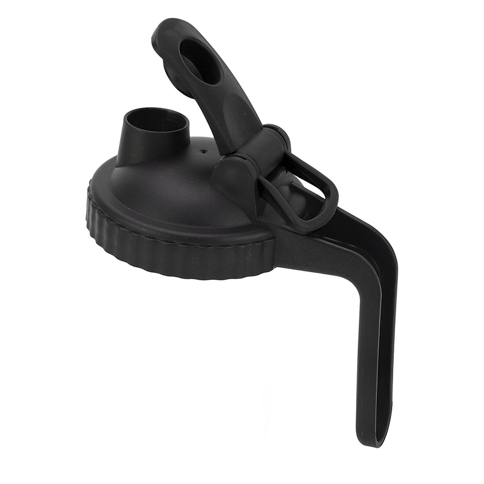 Банка Мейсона с широким горлом, крышкой-носиком, герметичной откидной крышкой с ручкой, черная, для удобства наливания и хранения