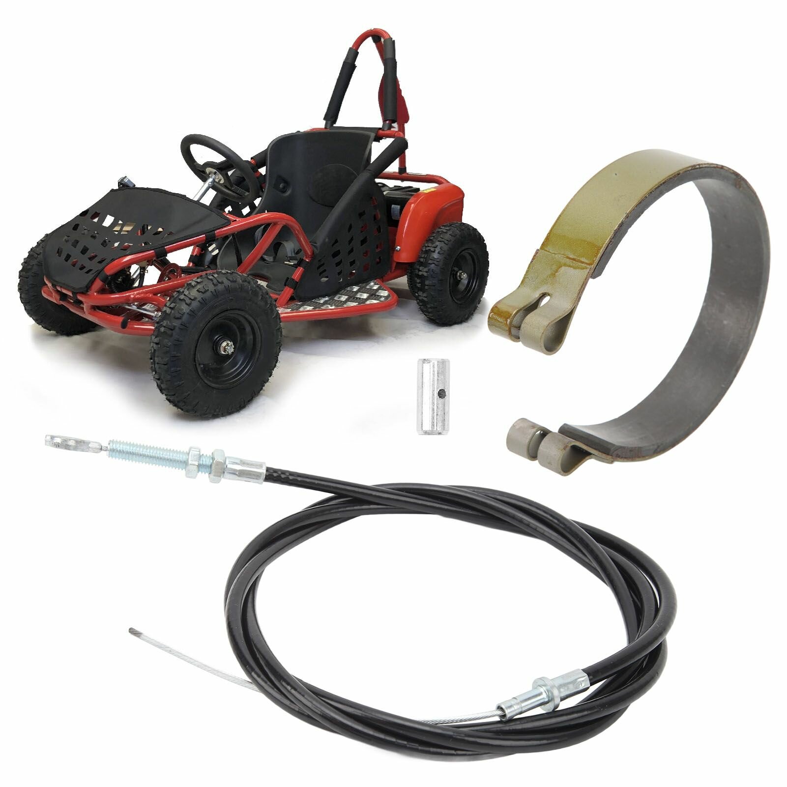 Тормозное кольцо с тросом для картинга