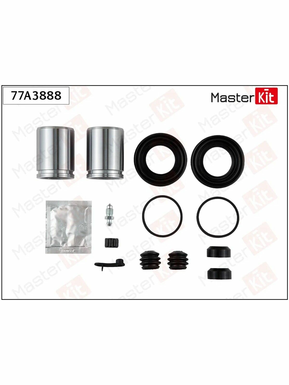 Ремкомплект тормозного суппорта + поршень IVECO DAILY V 2011 - 2014, DAILY VI 2014 -, MASTERKIT 77A3888