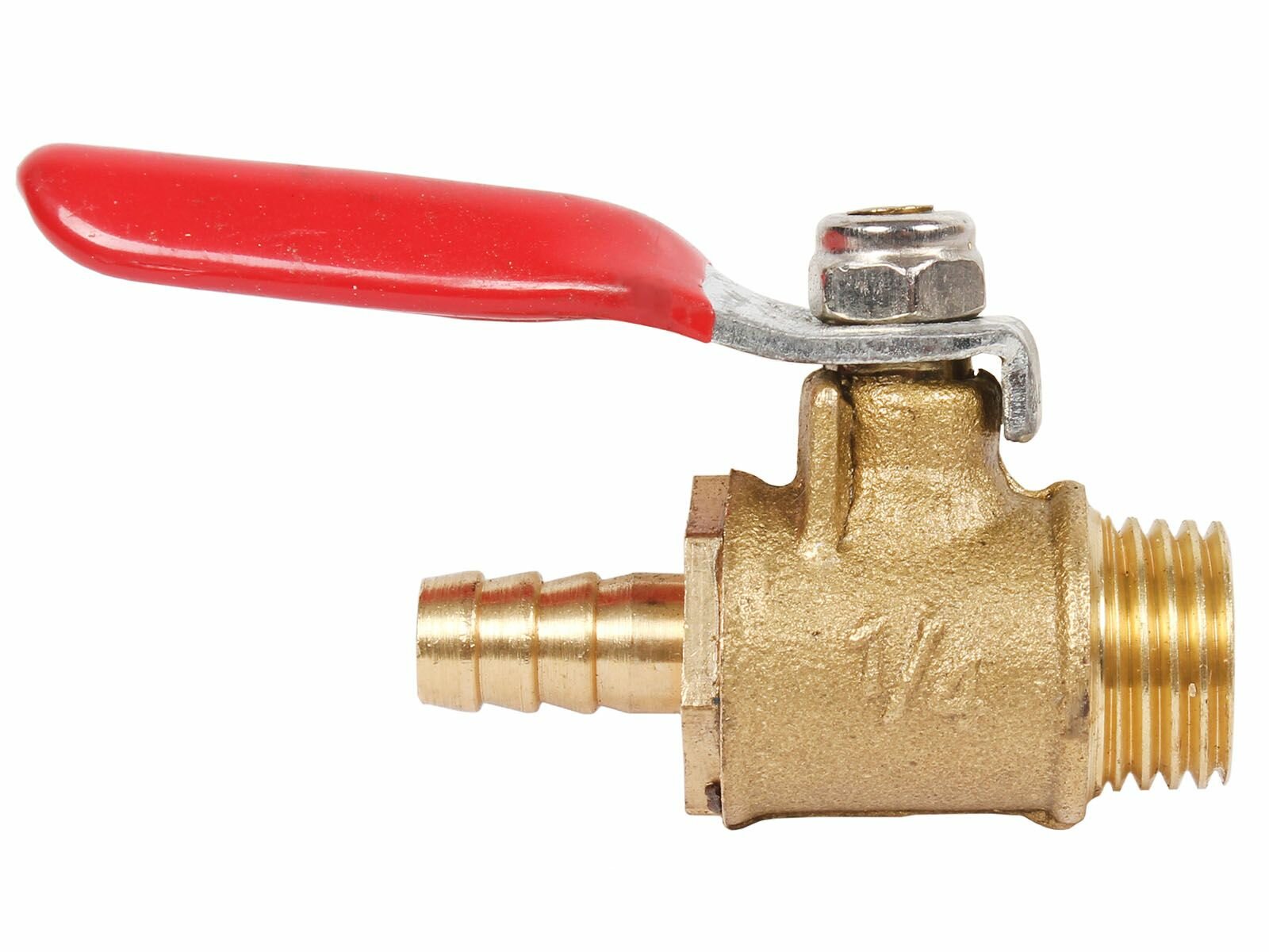 Кран шаровый мини М1/4 - штуцер под шланг 6 мм ANROKEY