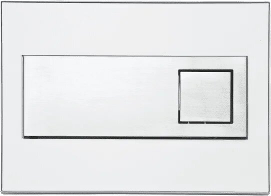 Кнопка смыва для унитаза Pestan Fluenta Diamond 40006365 белая, глянцевая, кнопка для инсталляции, стеклянная, двойной смыв