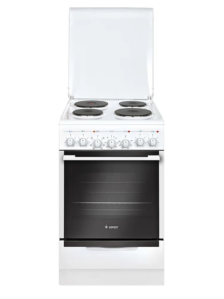 Электрическая плита GEFEST 5140-02, традиционная очистка духовки, максимальная температура в духовке 250С