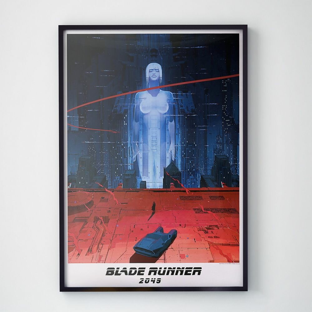 Плакат, постер Blade Runner, Бегущий по лезвию на бумаге, размер 21х30см