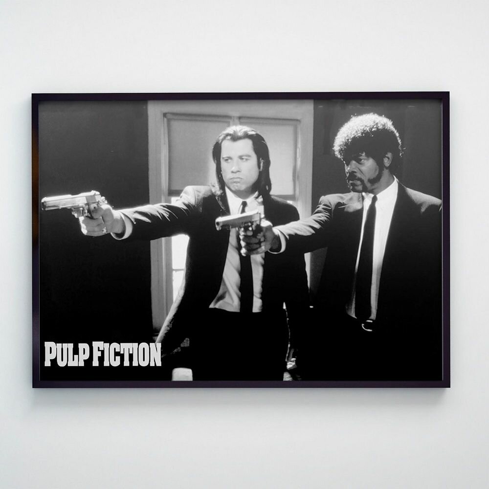 Плакат, постер Криминальное Чтиво (Pulp Fiction) на бумаге, размер 30х42см