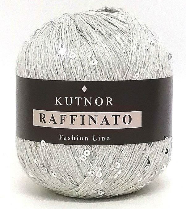 Пряжа c пайетками Kutnor Raffinato (123) 1 моток 50 г/415 м