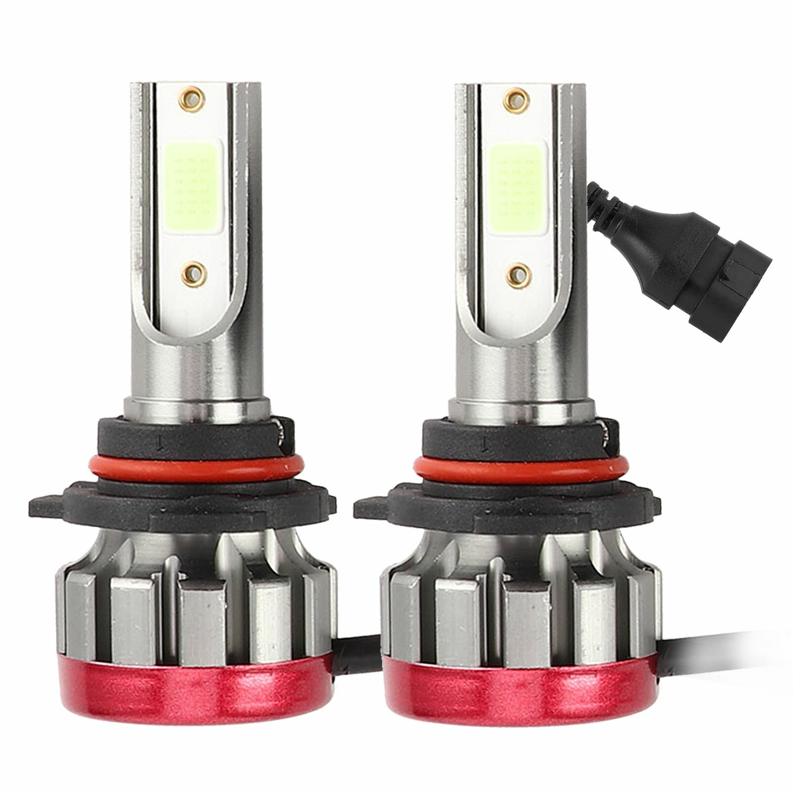 2 шт. LED лампы для противотуманок 8000K 3000LM 30W EV19 9006/HB4 голубой свет