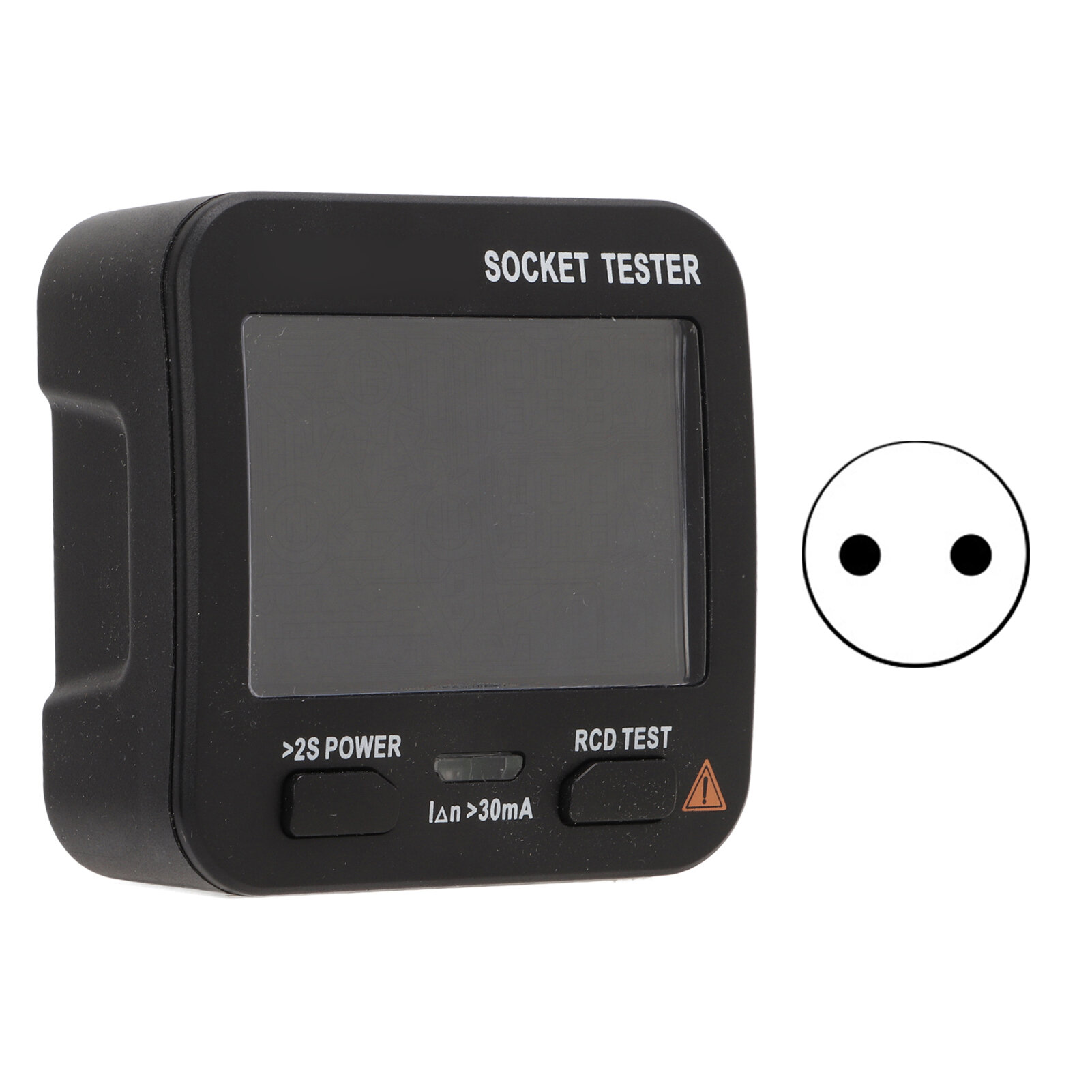 Тестер розеток с цифровым дисплеем напряжения, прочный многофункциональный детектор