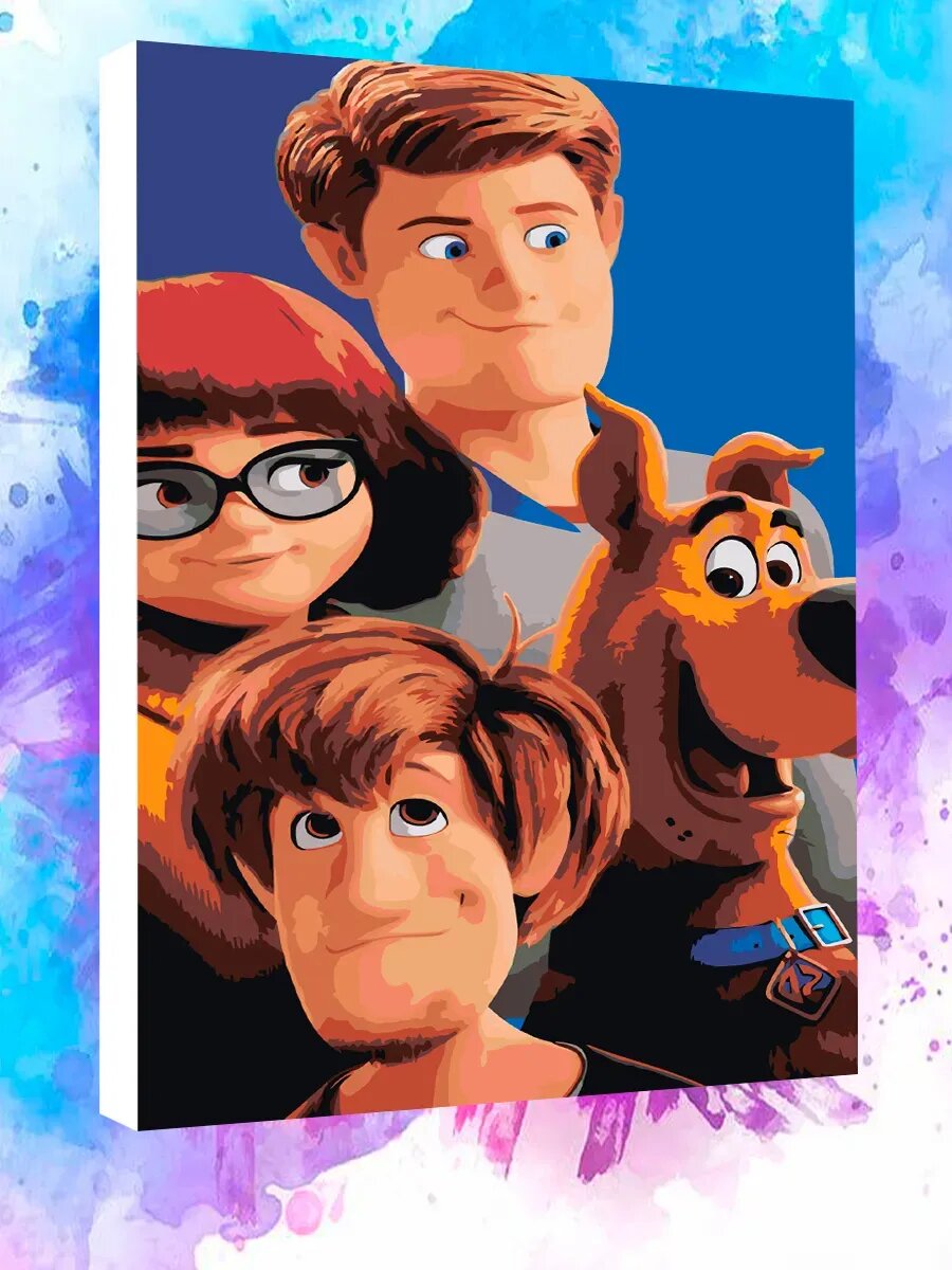 Картина по номерам Скуби Ду Мультфильм