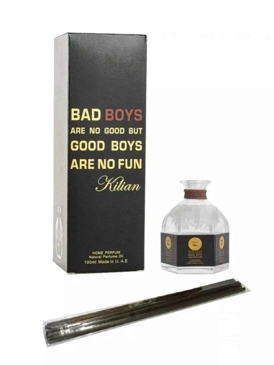 Диффузор Kilian Bad Boys Are No Good But Good Boys Are No Fun, для дома, с палочками, 100мл