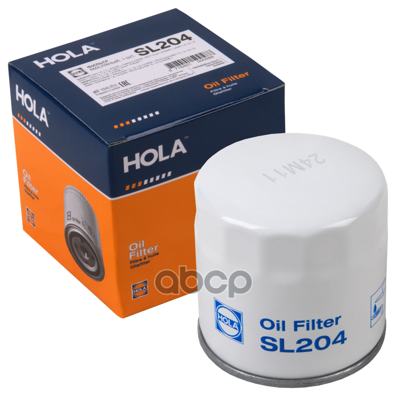Фильтр масляный CHEVROLET Lanos, Lacetti, ZAZ Sens, DAEWOO Nexia, OPEL Astra H 2.0l HOLA арт. SL204