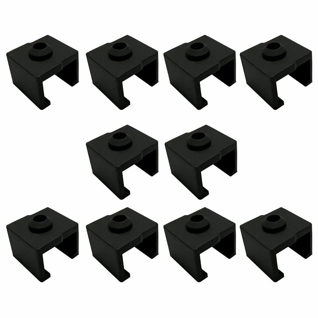 Черный силиконовый чехол для хотэнда 3D принтера, 10