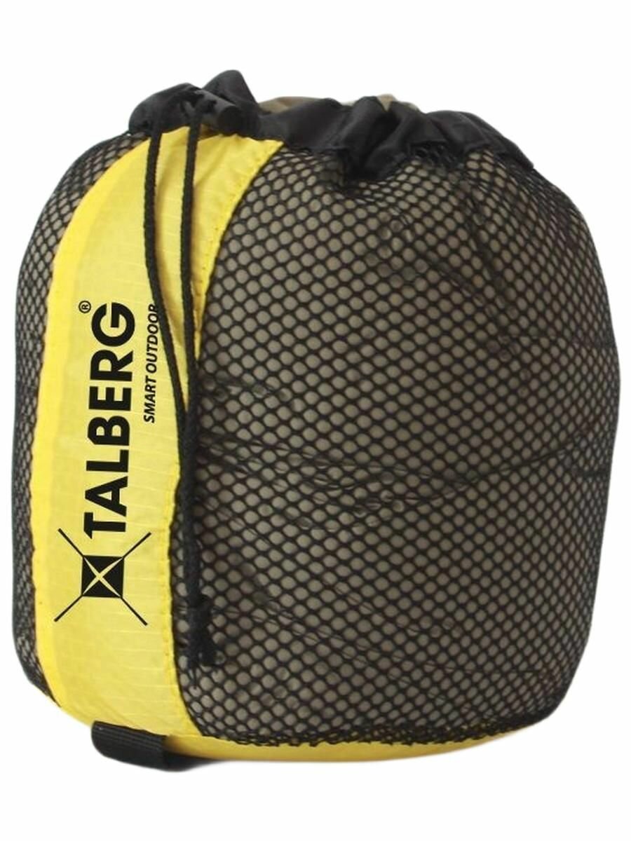 Мешок сетчатый Talberg MESH SACK 10, черный-желтый