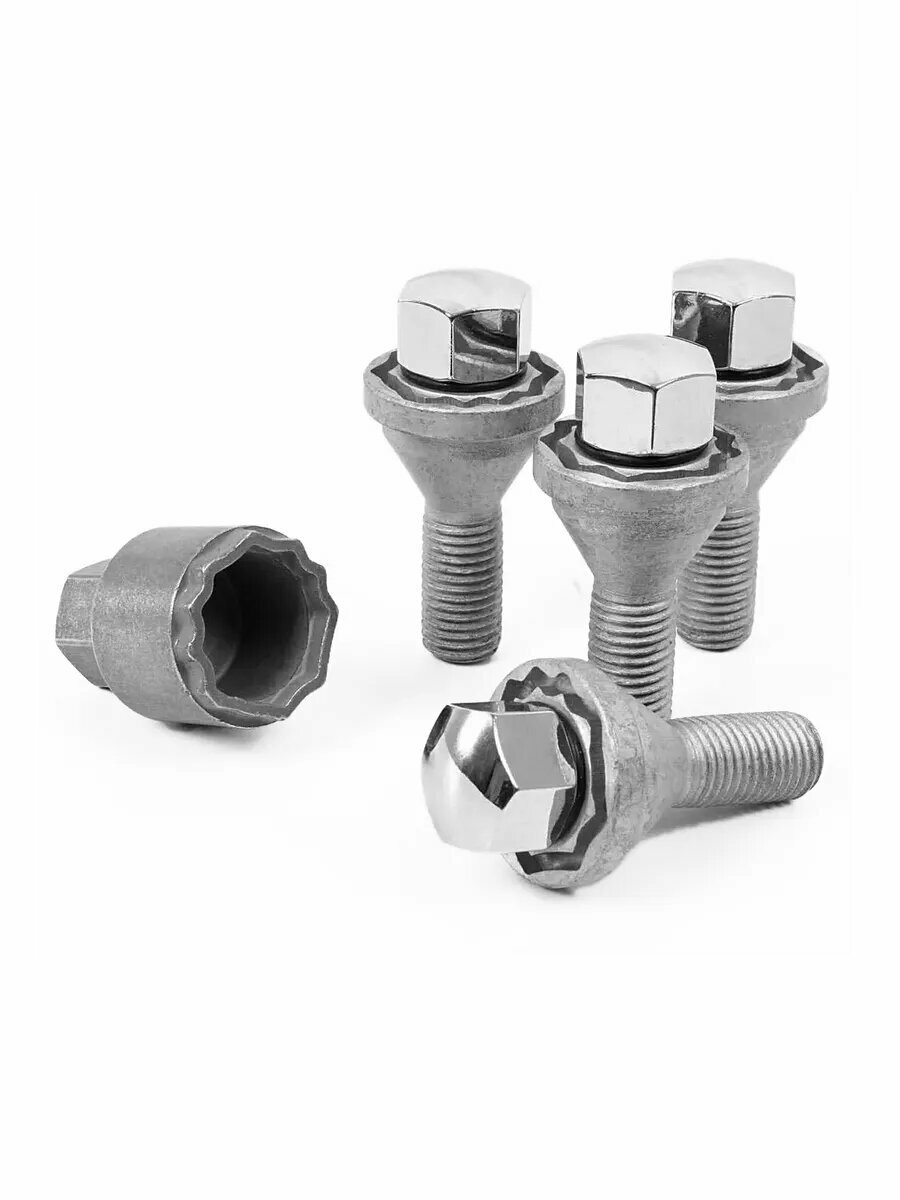 Секретки на колеса Farad N1/M/2 (M14x1.25, 2 ключа)