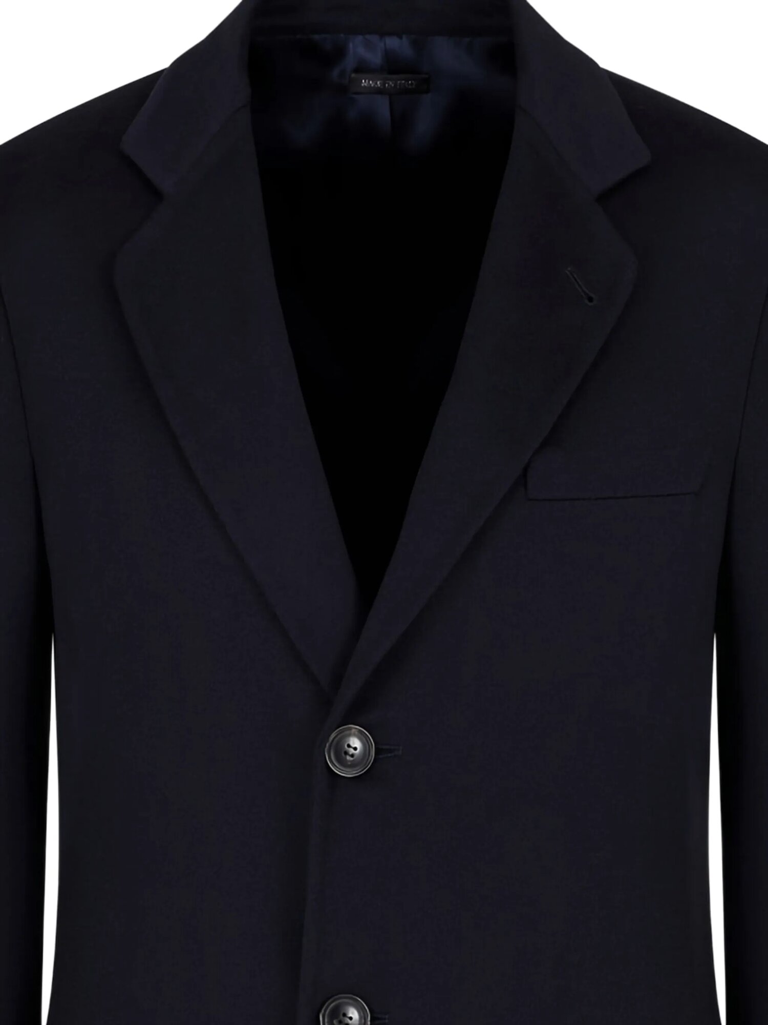 Пальто GIORGIO ARMANI Single-breasted cashmere coat, размер 54, blue — фото 1