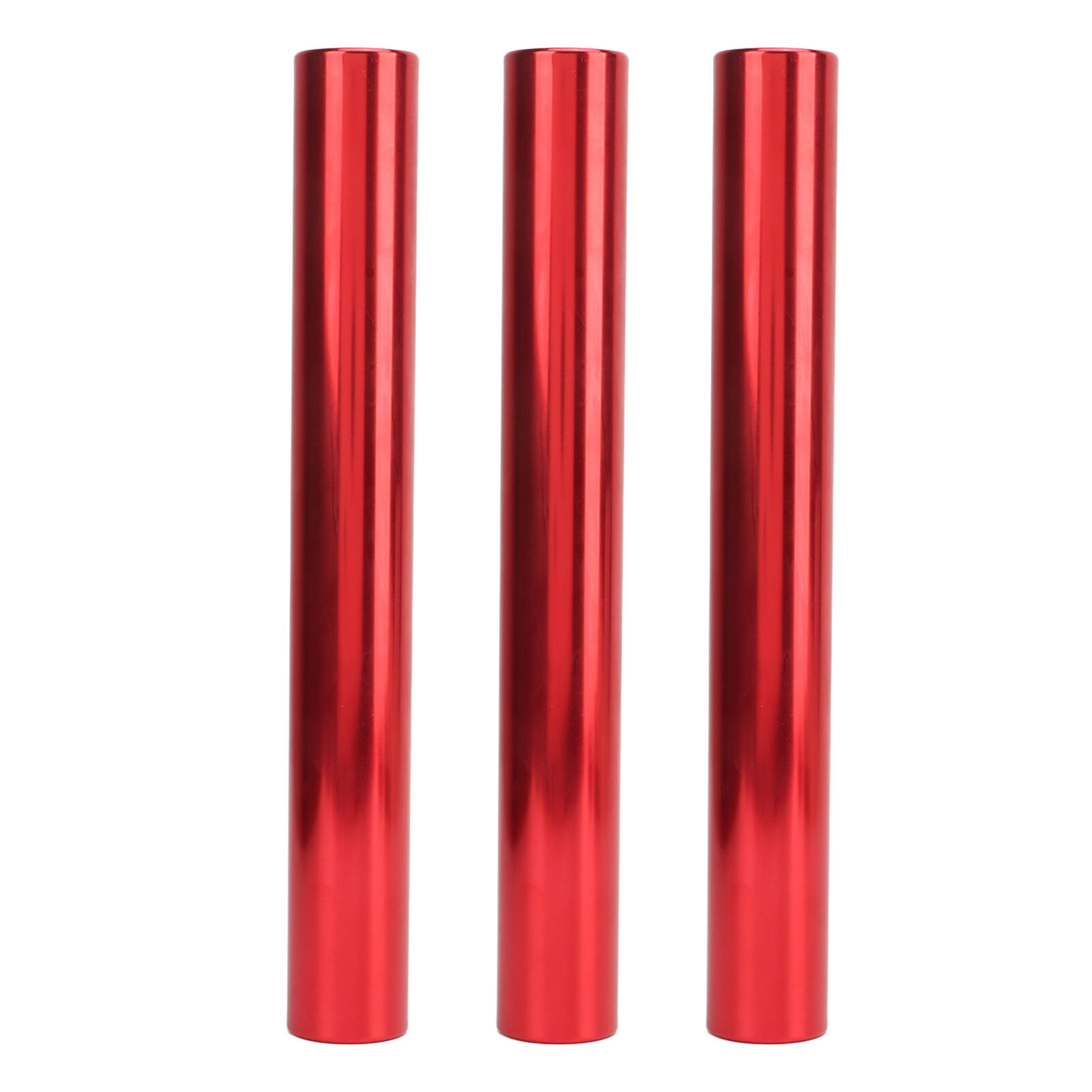 3 шт. из алюминиевого сплава, трековые релейные дубинки, трековые дубинки, гоночное оборудование для бега, гоночная команда для бега на открытом воздухе, студенческие эстафеты, красные