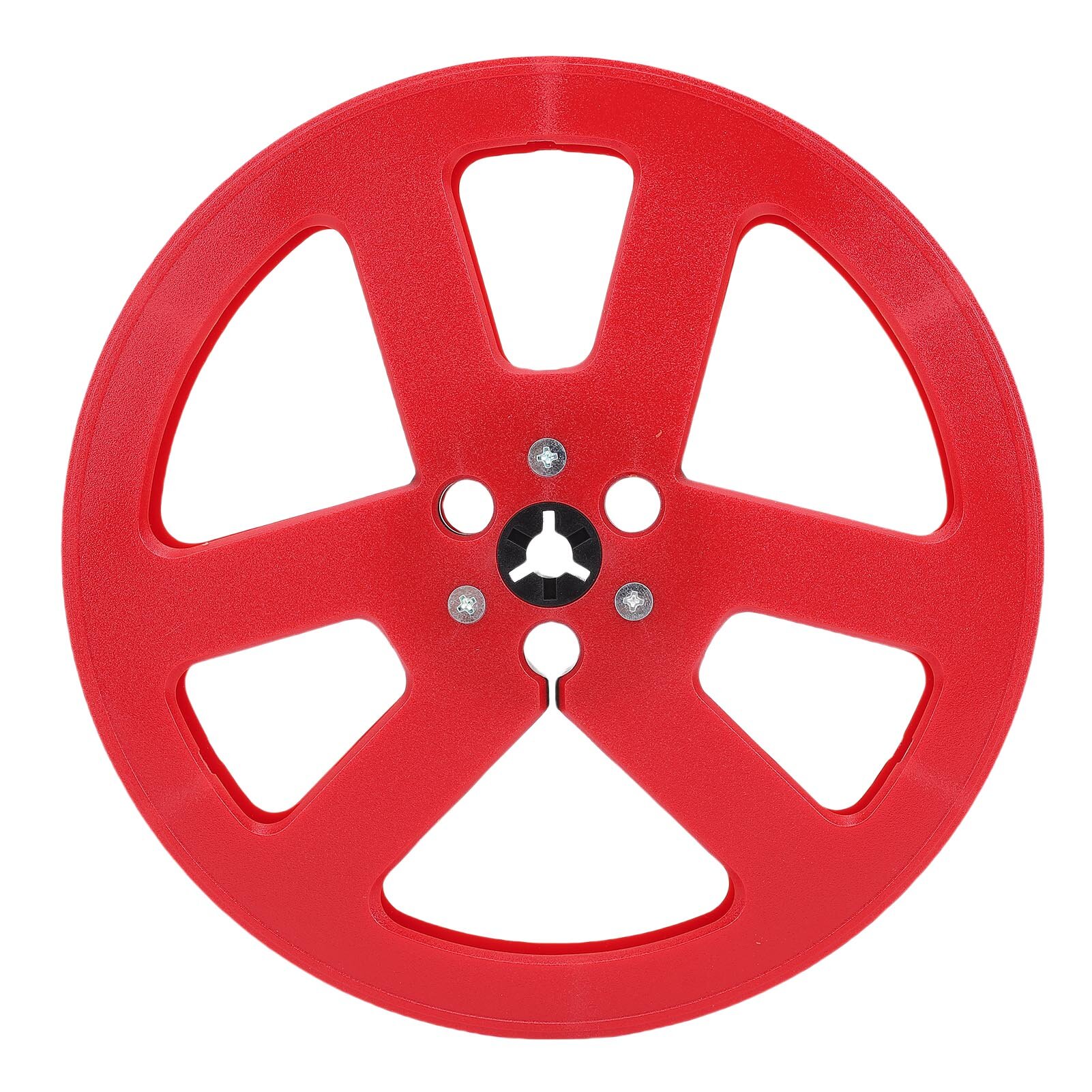 1/4 7-дюймовая пустая катушка с лентой, подходящая для катушки TEAC, ABS универсальная открытая катушка со звуковой лентой, пустая катушка с 6 отверстиями, красная