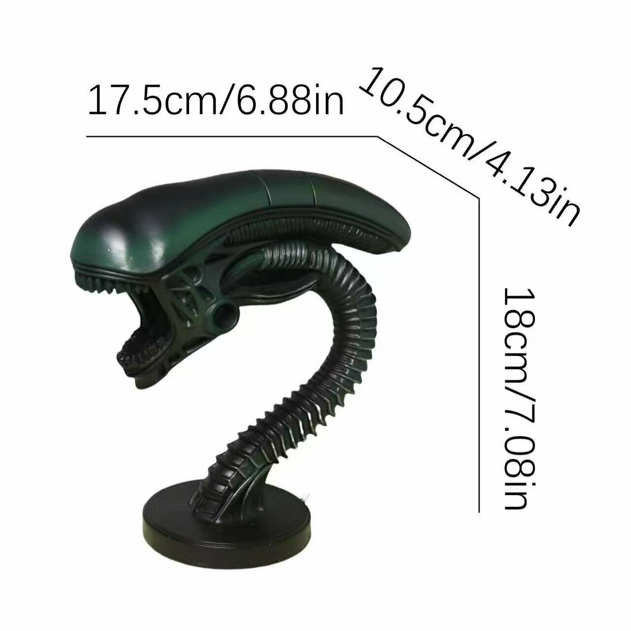 Биологическая лампа Alien, подставка для спальни, украшение для дома, лампа, украшения из смолы