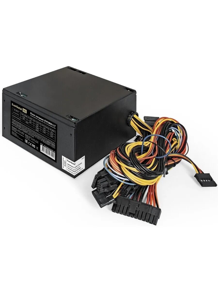Блок питания EVO800-LT EX289069RUS-S черный - 800 Вт