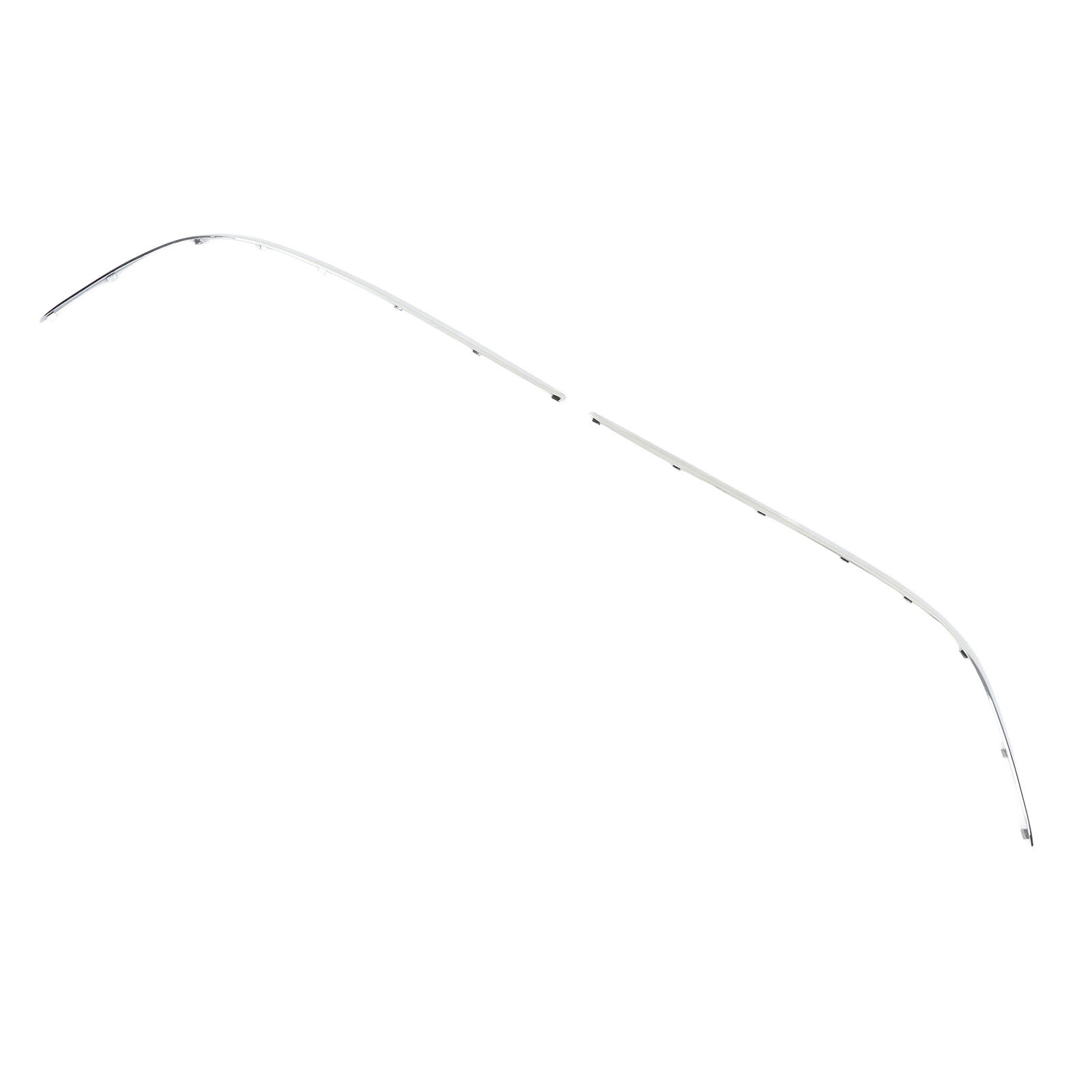 2 шт. хромированные накладки на передний бампер для Mercedes-Benz S430 S500 S55 AMG S600, замена 2208850274