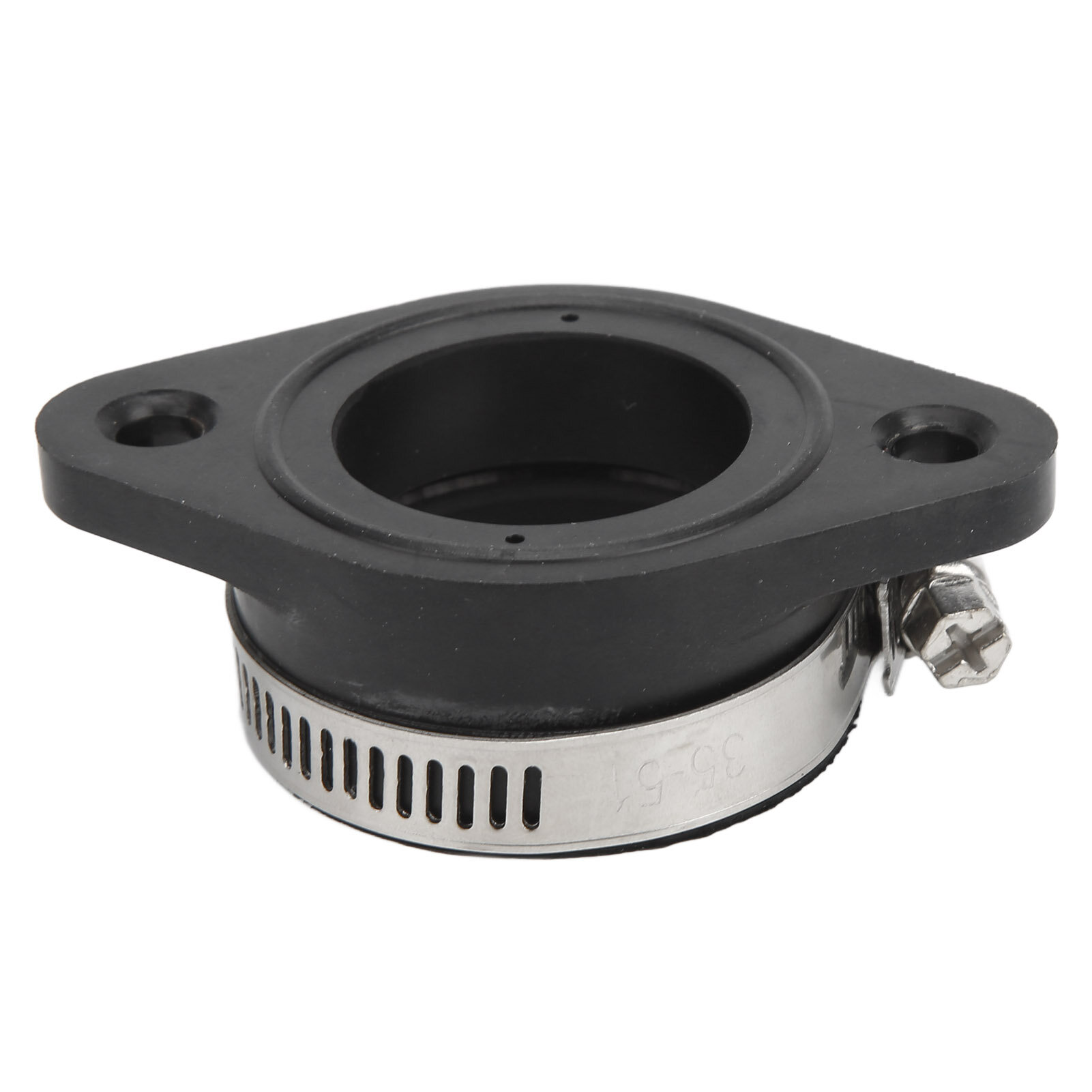 Motorcycle Carburetor Adapter Rubber Black Intake Manifold Carb Boot for KEIHIN KOSO OKO 60‑33mm / 2.36‑1.3in