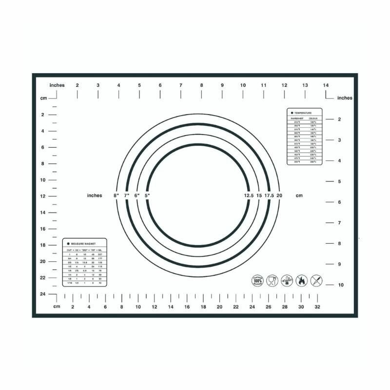 Удобная доска для замеса теста, безопасная для микроволновки, гибкая поверхность для приготовления пищи, Черный - S