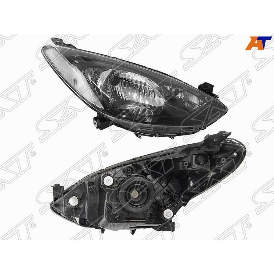 Фара Mazda Demio 07-11 / 2 07-10 (Спереди/ Справа) от официального дистрибьютора, SAT, артикул ST2161156R