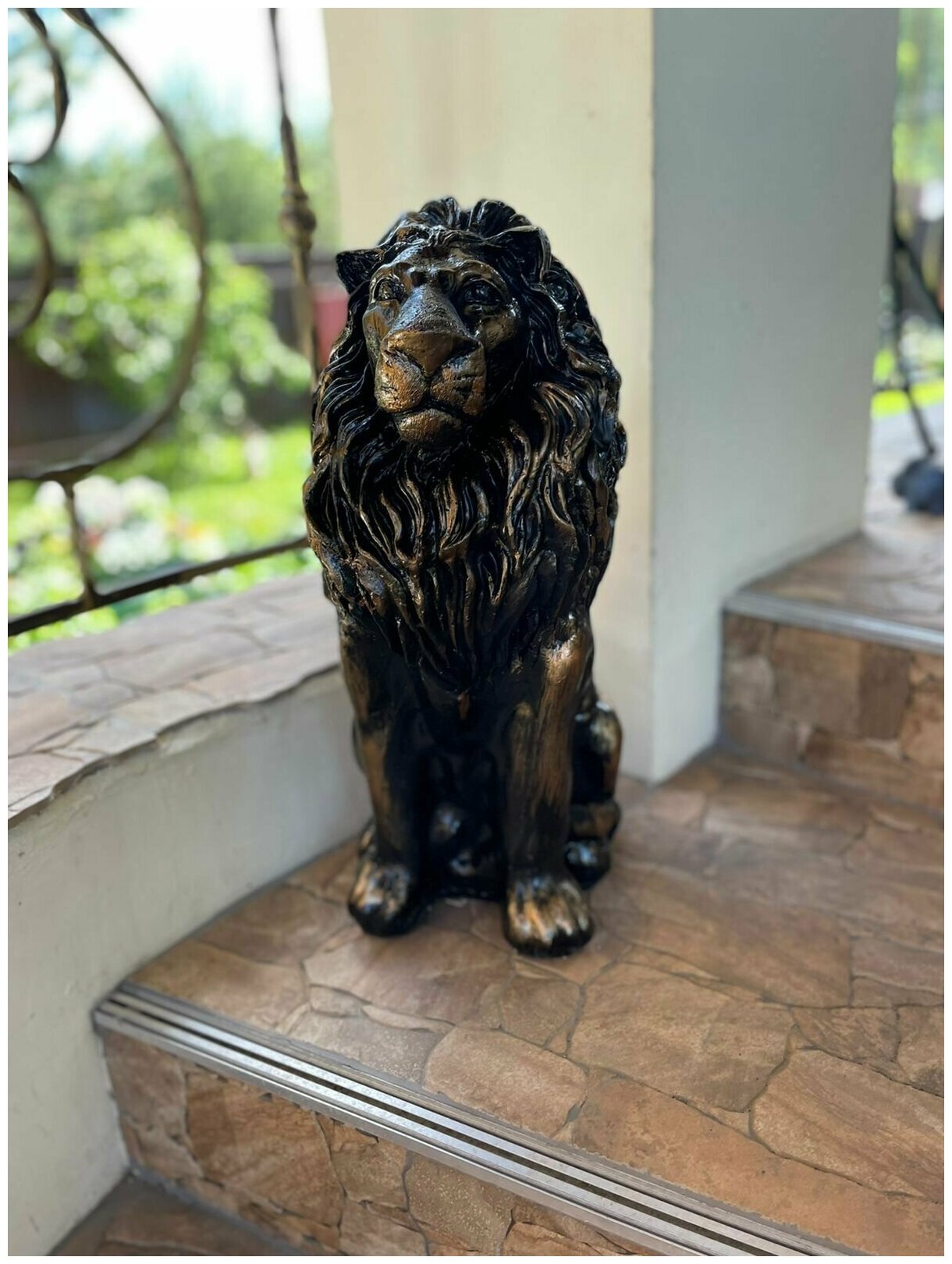 "Лев 55 см" Садовая фигура / Скульптура Льва