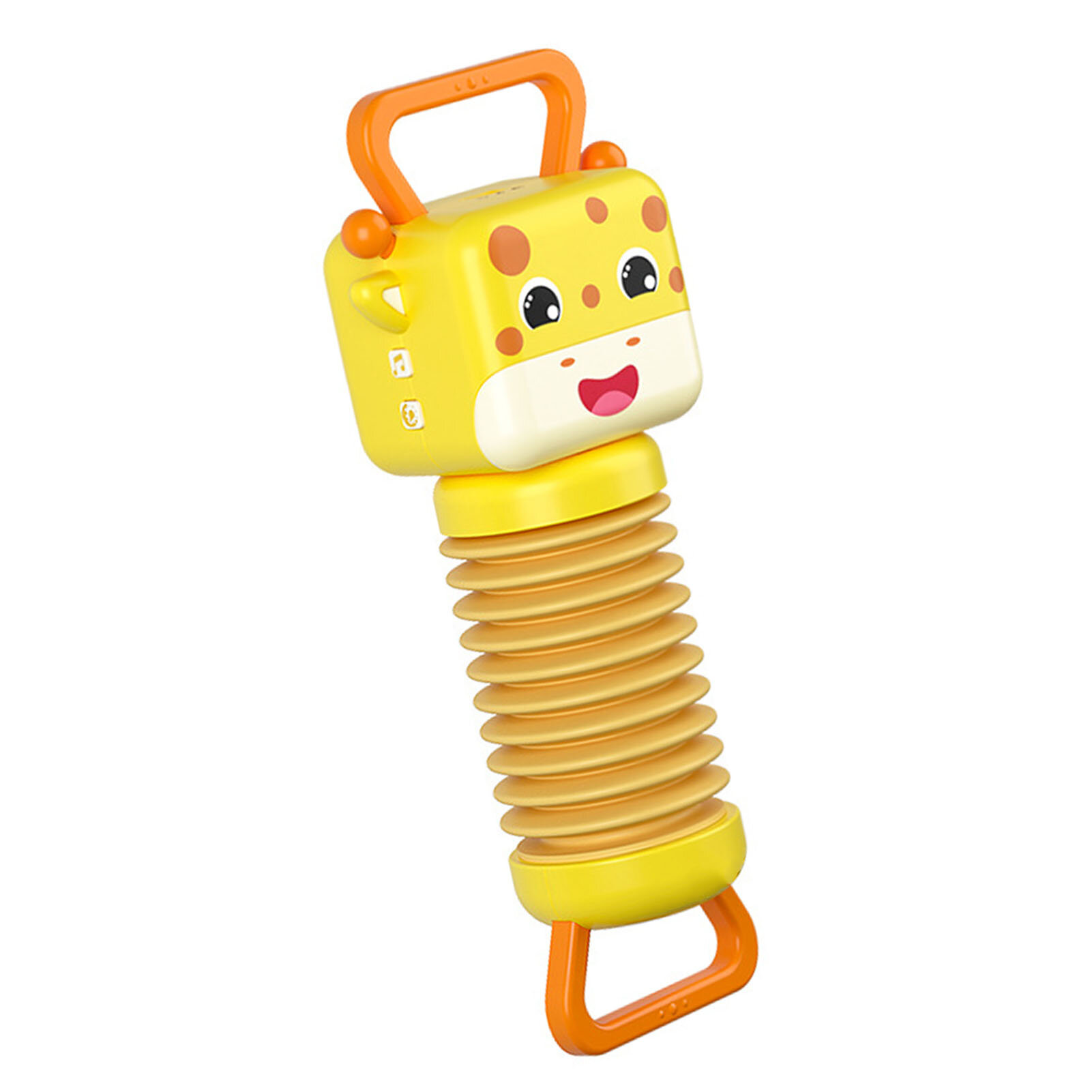 Детская аккордеонная игрушка в виде жирафа с кнопками и музыкальными функциями, развивающая и образовательная игрушка для малышей