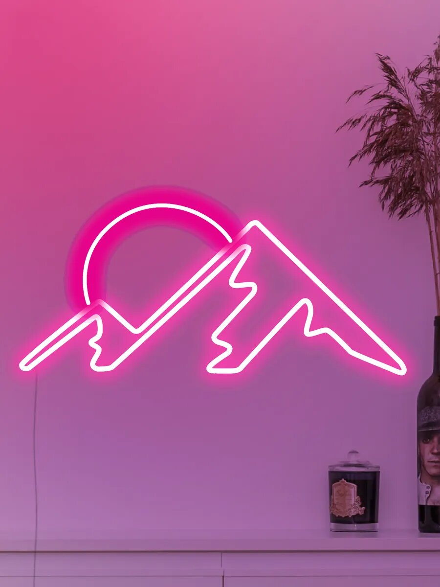 "Закат" неоновая лампа, светильник