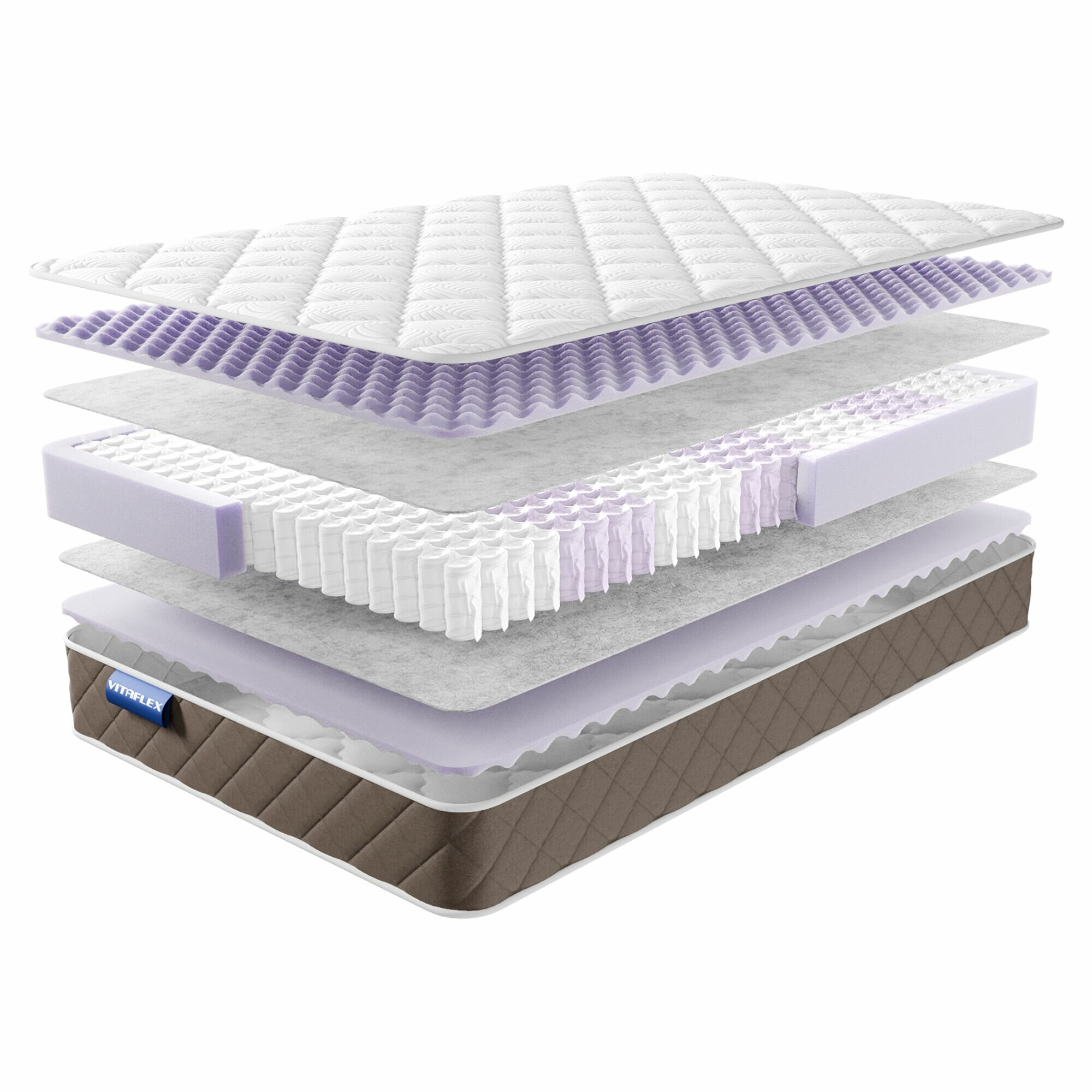 Матрас Vitaflex Vista Aristo 120х200 высота 18 см анатомический средней жесткости Независимые пружины