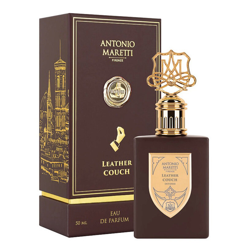 Парфюмерная вода Antonio Maretti Leather Couch Intense 50 мл мужской / Лезер Кауч Интенс / Кожаный диван