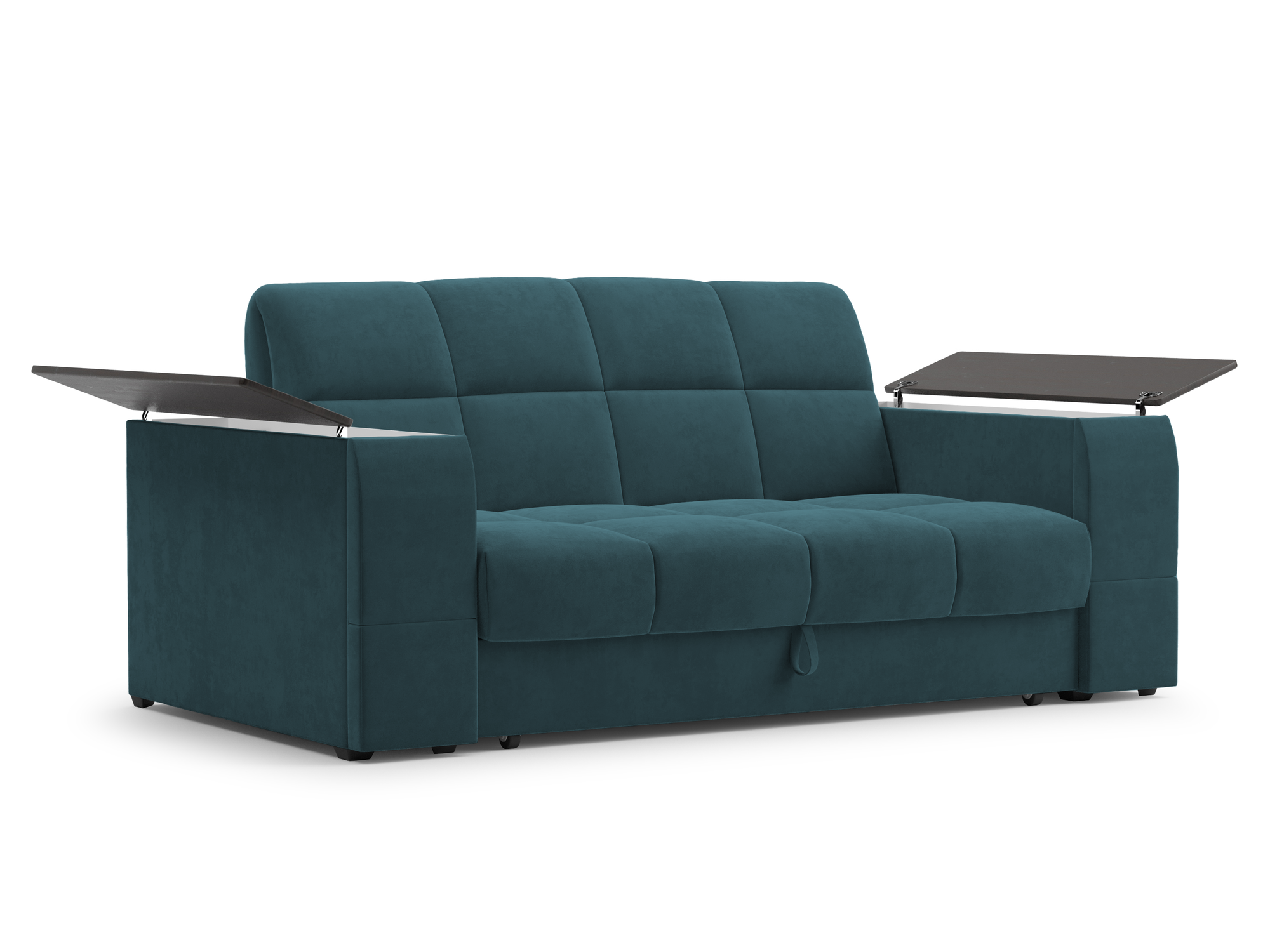 Диван-кровать Флай, аккордеон, с ортопедическим основанием, подлокотники короб+короб, 140*200, съемный чехол, велюр.