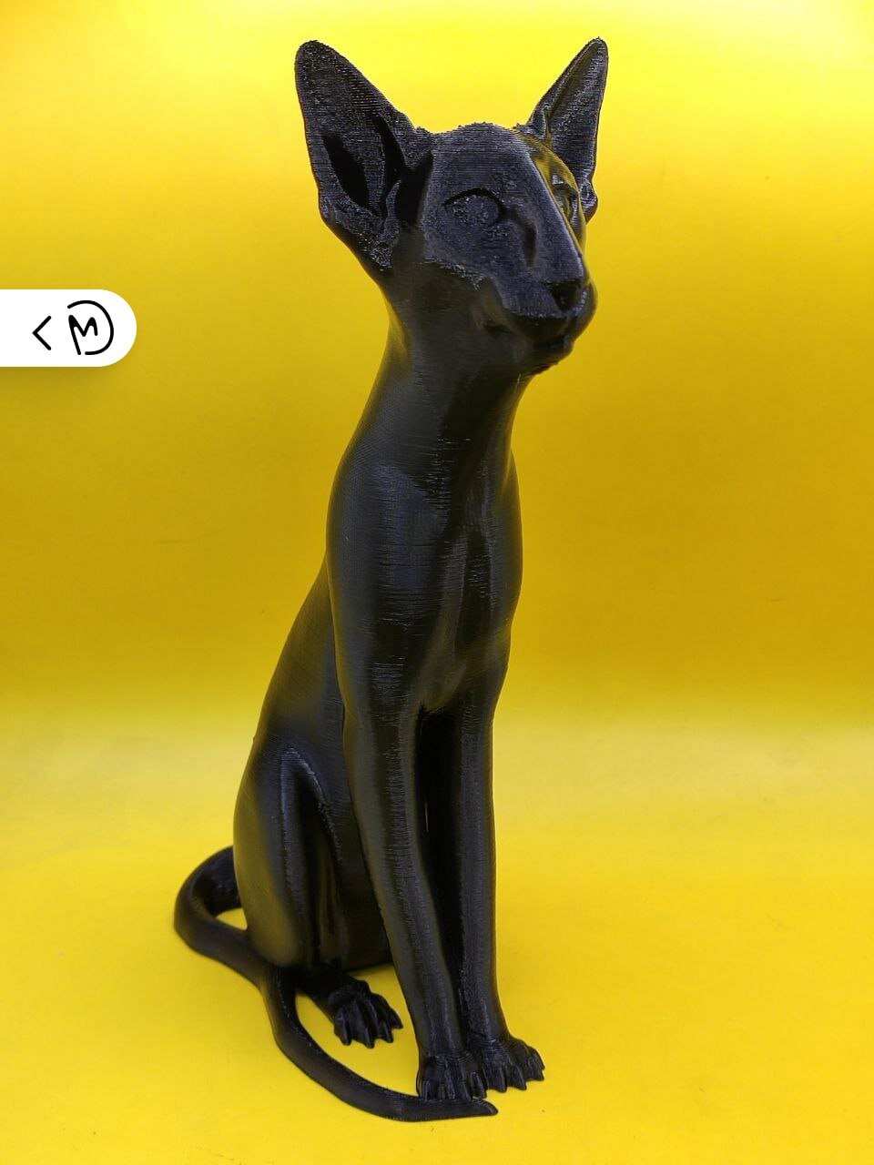 Статуэтка - Кот Ориентал черный