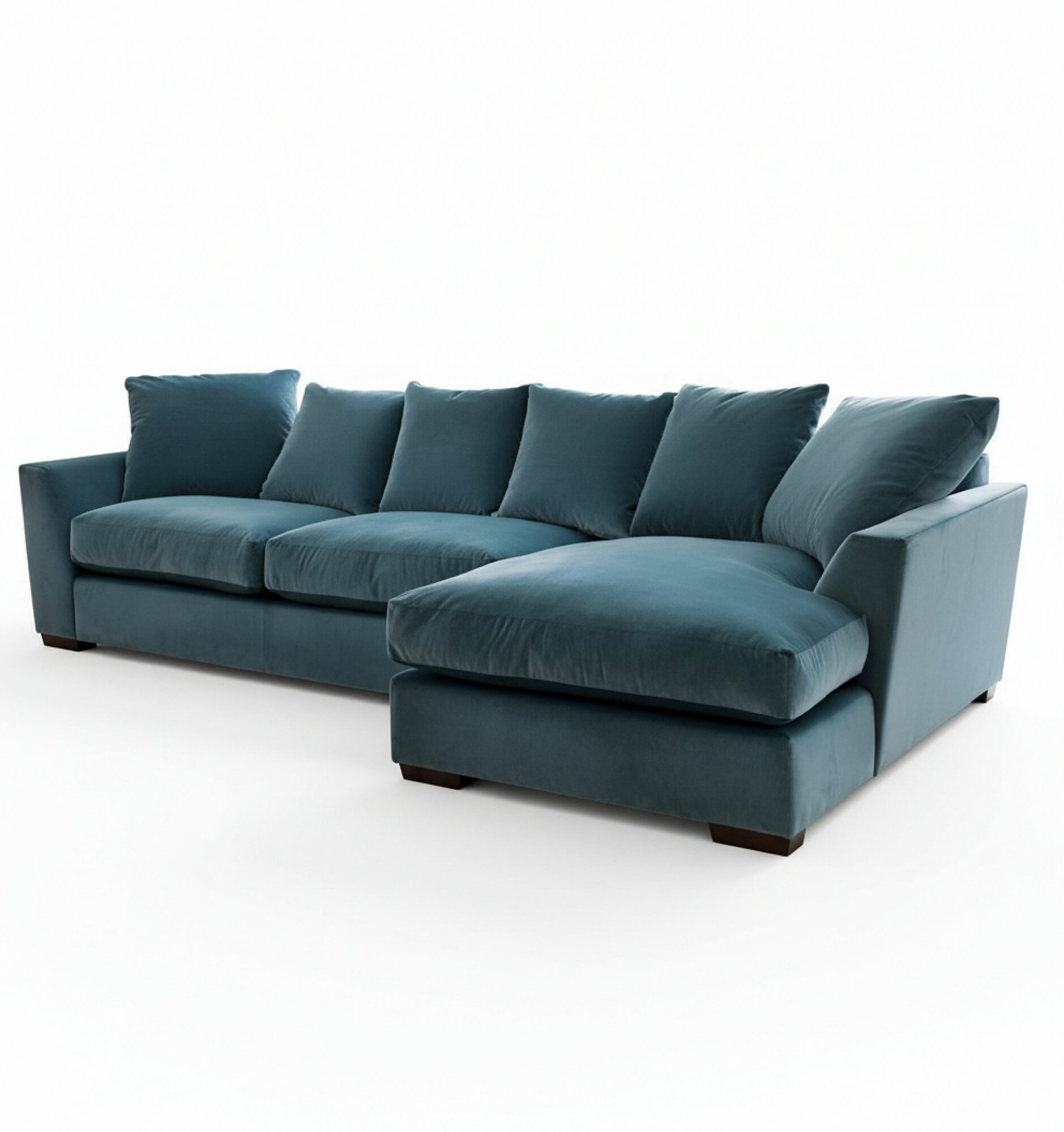 Диван CRISTAL SOFT 292х160х82 бирюзовый