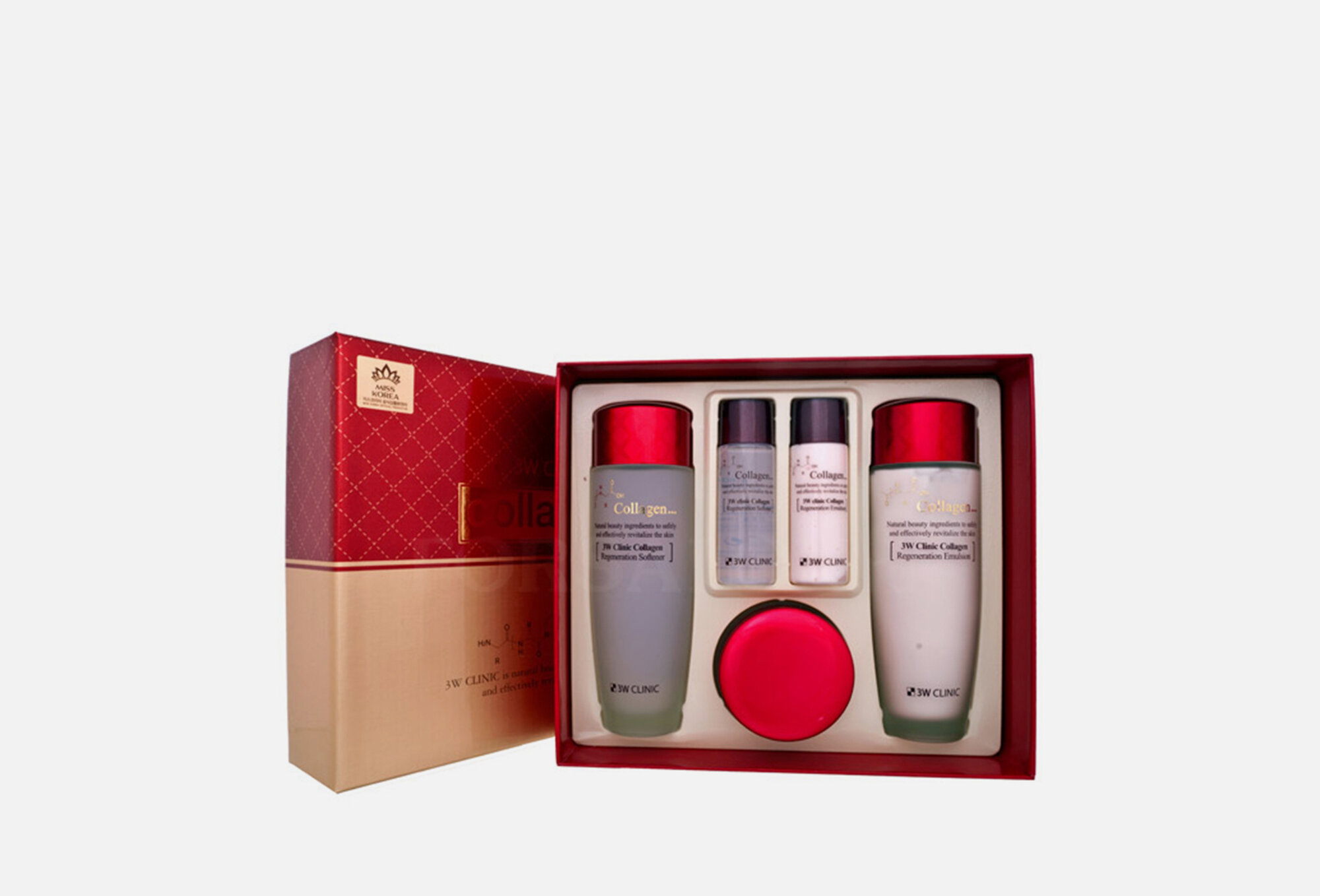 Набор для ухода за кожей лица 3W CLINIC Collagen