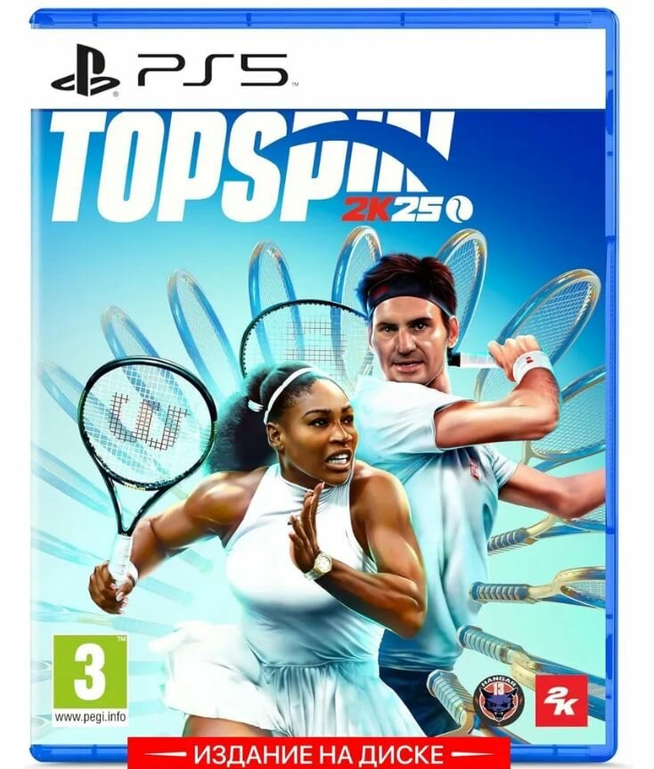 Игра Top Spin 2K25 для PlayStation 5 (Английская версия) Sports 3+