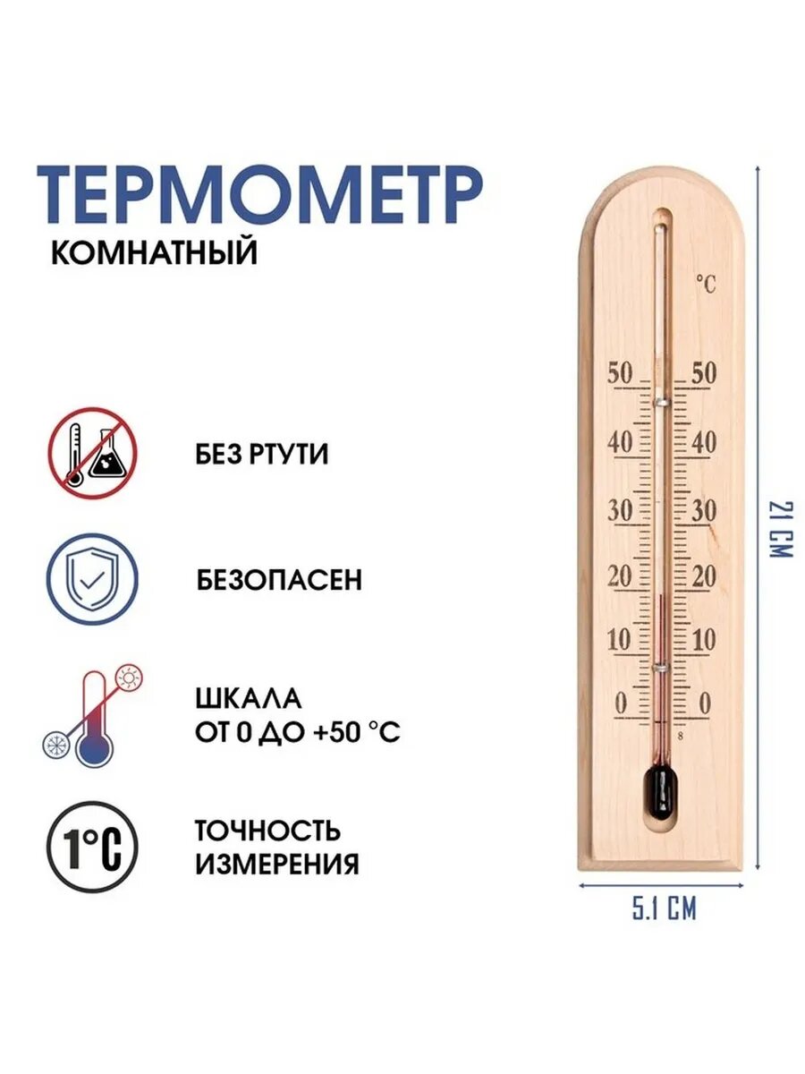 Элегантный комнатный термометр для дома