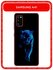 Чехол на Samsung Galaxy A41 / Самсунг Галакси А41 с принтом "Пантера в лунном св...
