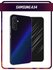 Чехол на Samsung Galaxy A34 / Самсунг A34 с принтом "Синий карбон"