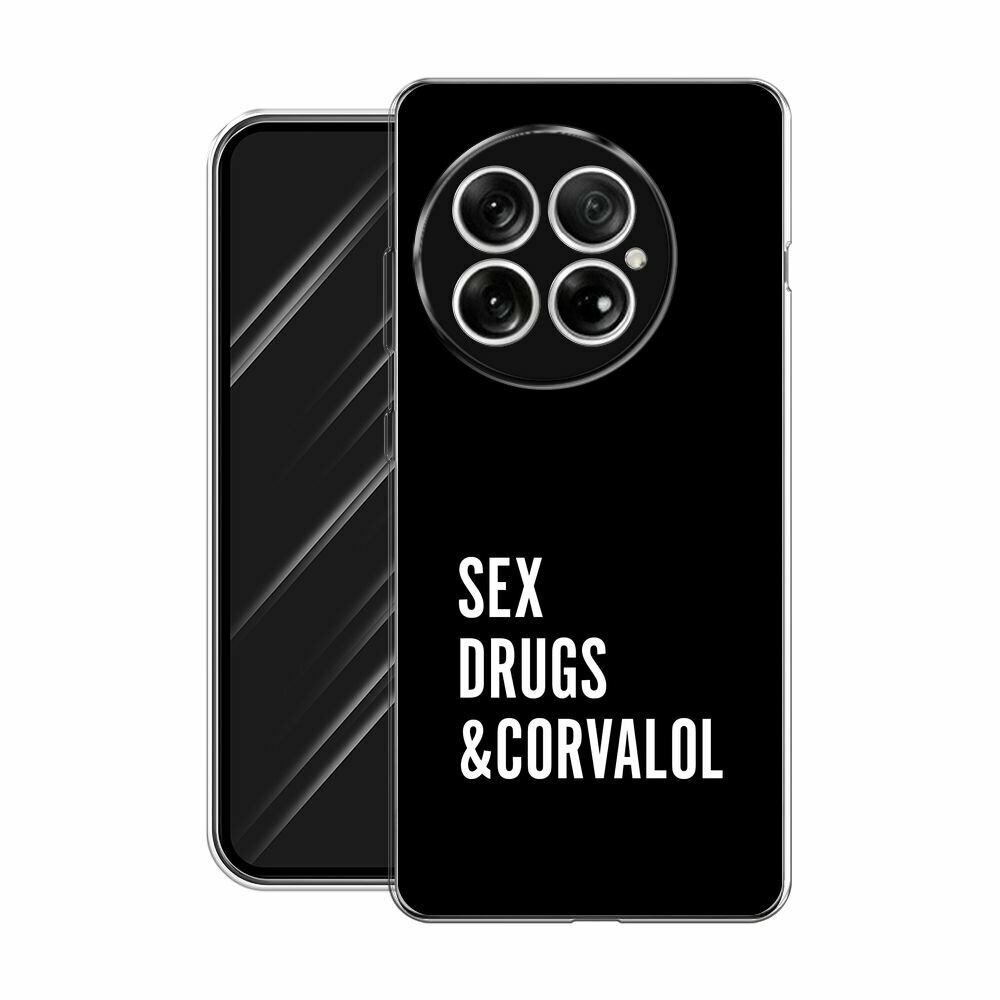 Силиконовый чехол на OnePlus 13 / Ван Плас 13 с принтом "Corvalol" — фото 1