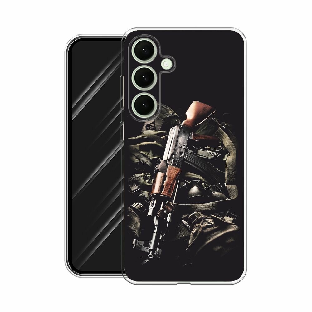 Чехол на Samsung Galaxy S25 Plus / Самсунг S25 Плюс с принтом "Автомат" — фото 1