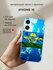 Чехол на Apple iPhone 16 / Айфон 16 с принтом "ВДВ флаг в небесах"