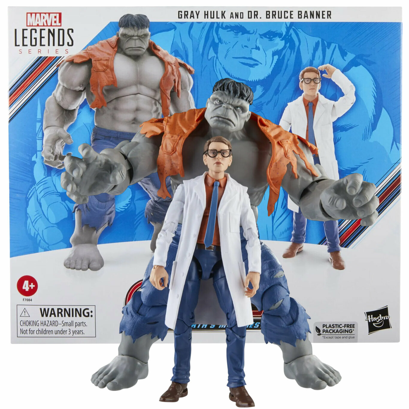 Фигурки Халк Серый и Брюс Баннер «Marvel Legends» от Hasbro