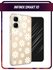 Чехол на Infinix Smart 10 / Инфиникс Смарт 10 с принтом "Большие ромашки", прозр...
